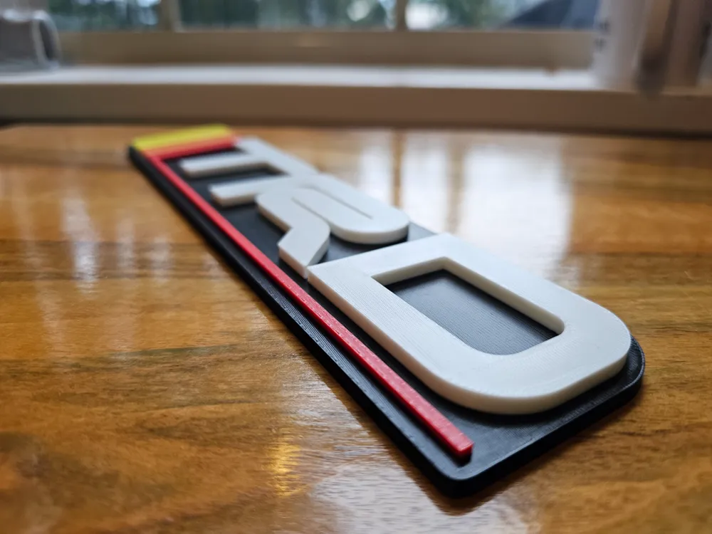 TRD Retro 3D sign by Fast3D - MakerWorld