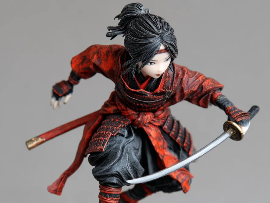 Female Samurai - Free 3D Print Model - MakerWorld