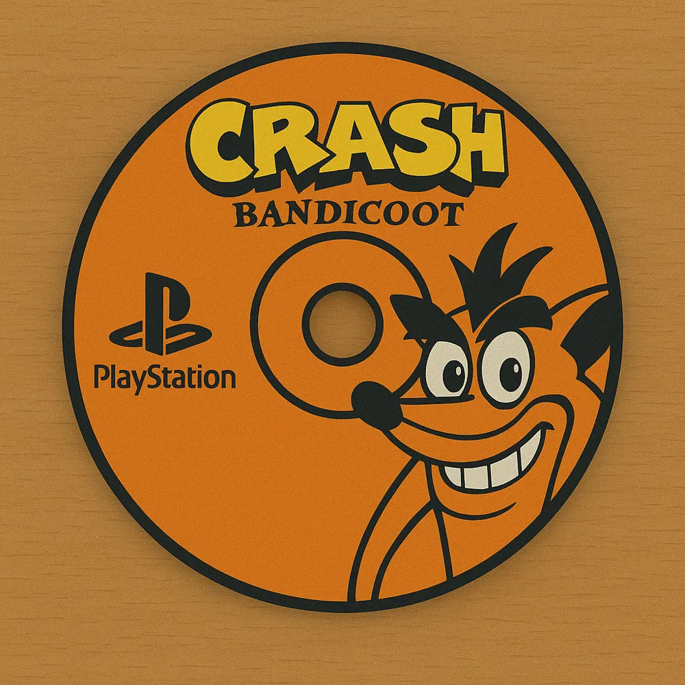 Crash Bandicoot CD Coaster by 3DPrintsForYou MakerWorld: Download Free ...
