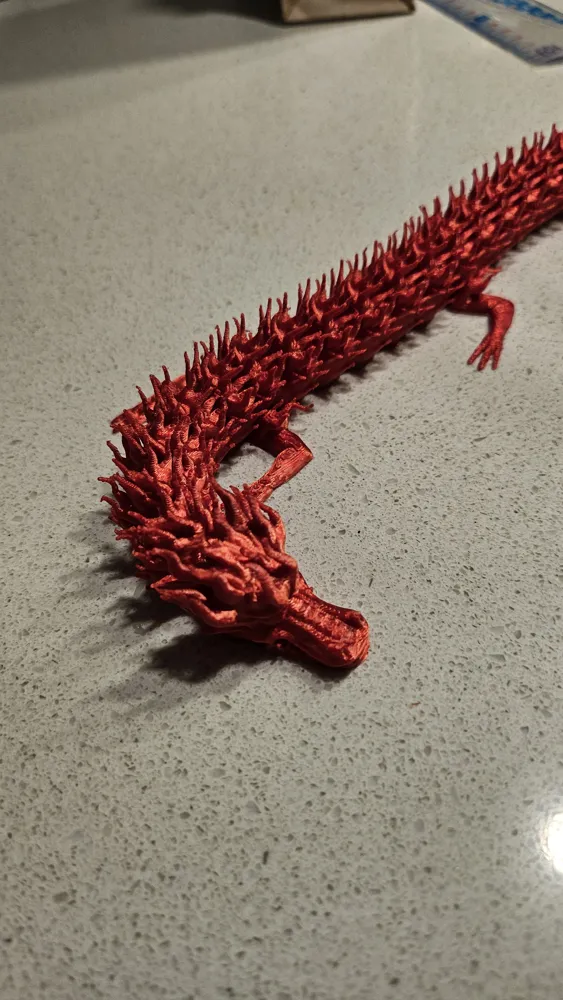 Articulated Flamy dragon by Tommy Gun MakerWorld: Download Free 3D Models