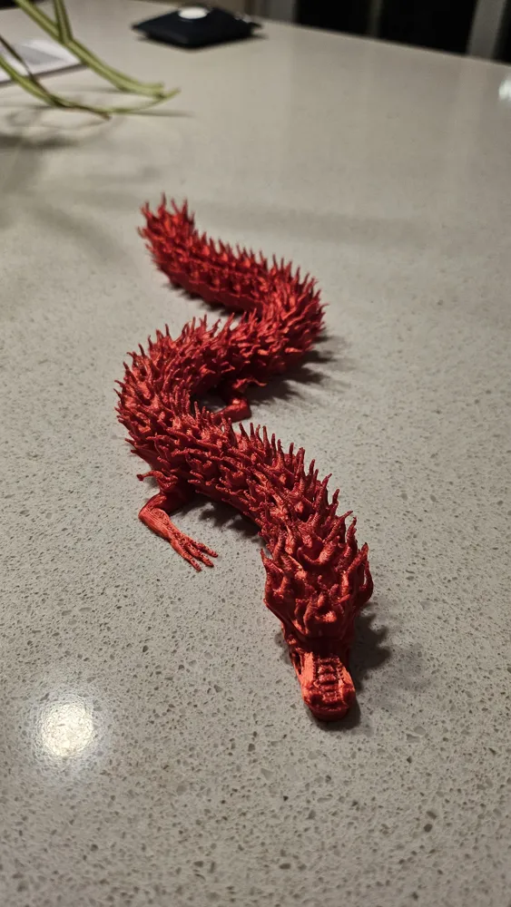 Articulated Flamy dragon by Tommy Gun MakerWorld: Download Free 3D Models