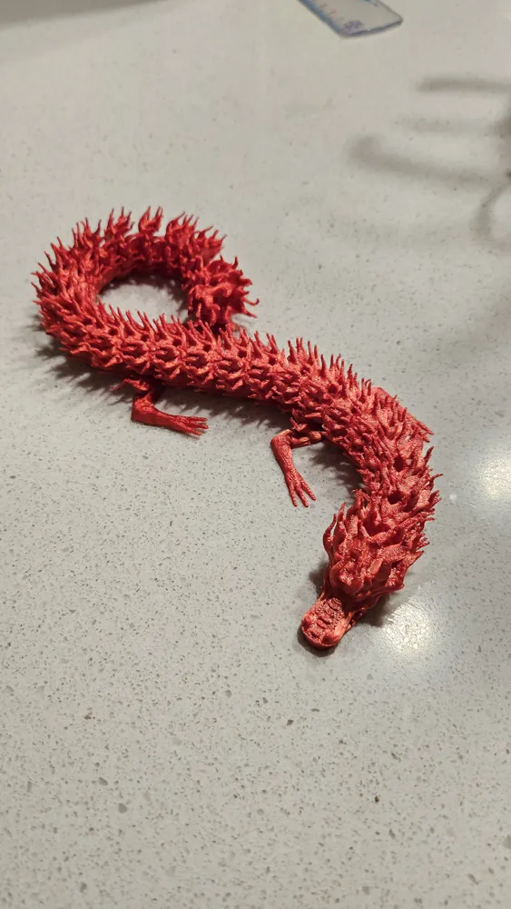 Articulated Flamy dragon - Free 3D Print Model - MakerWorld