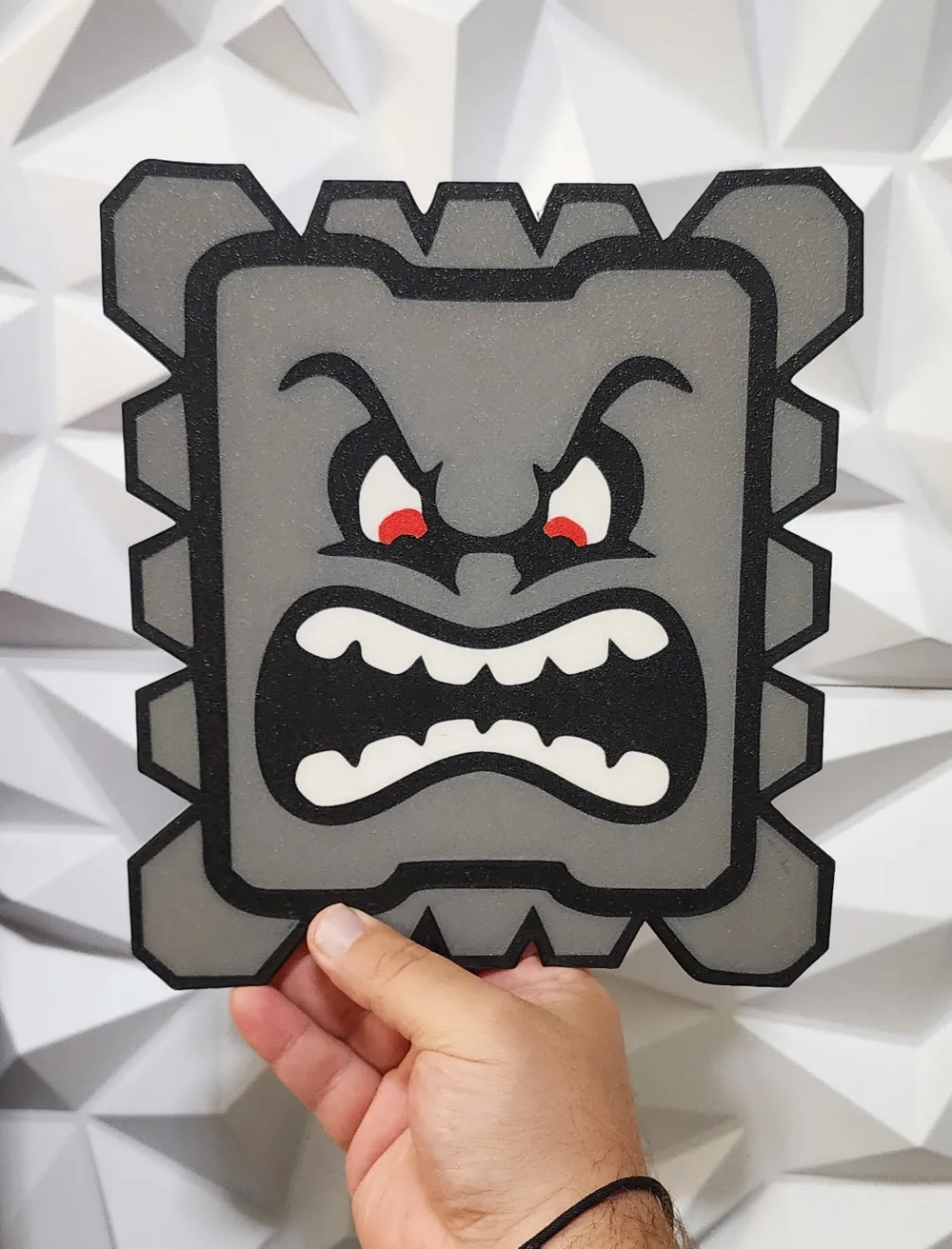 Thwomp Coaster and Wall Art by Williams Industries - MakerWorld