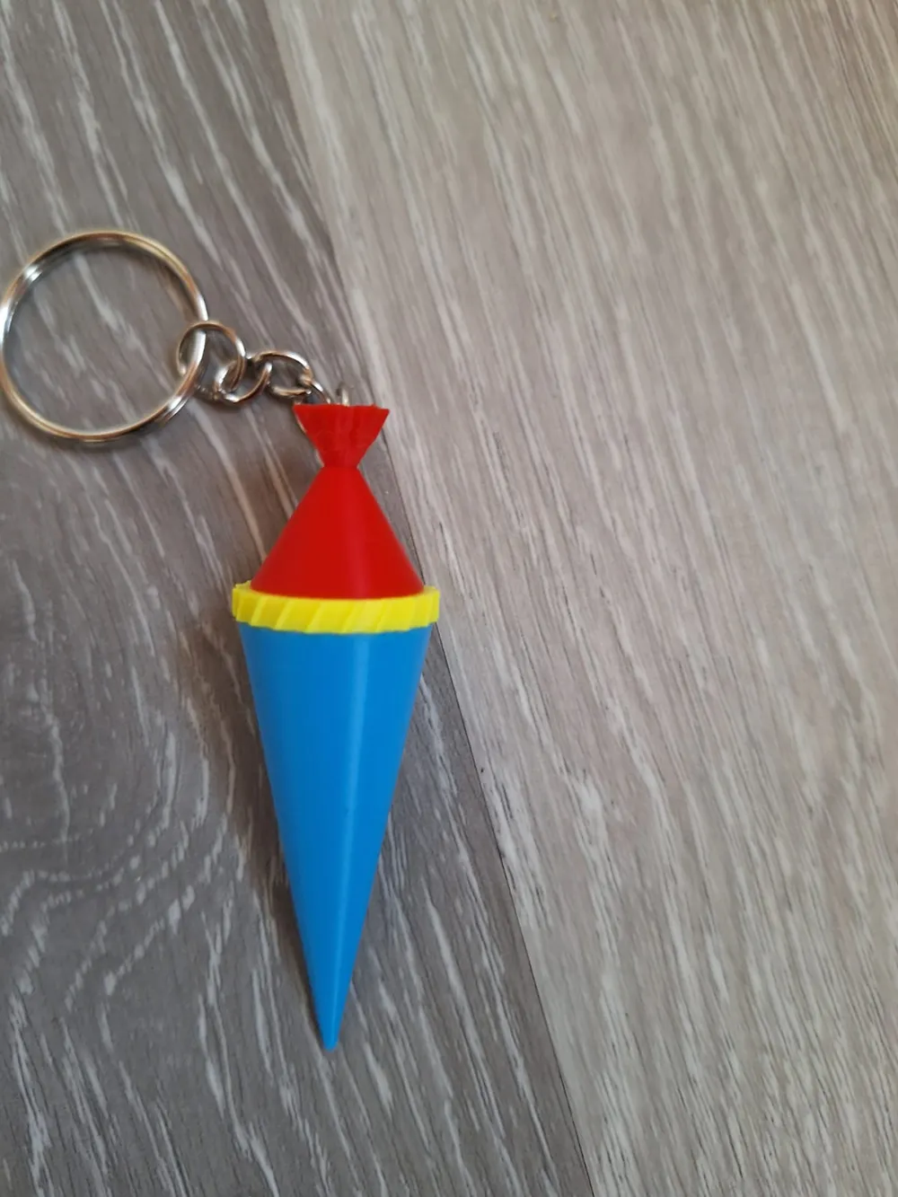 School Cone Keychain by Ghost__Rider MakerWorld: Download Free 3D Models
