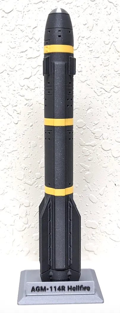 v2 Hellfire Missile | High Detail | Snap Assembly - Free 3D Print Model ...