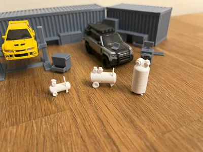 compressor 1/64 for Hotwheel matchbox siku diorama by Sir_Stigma ...