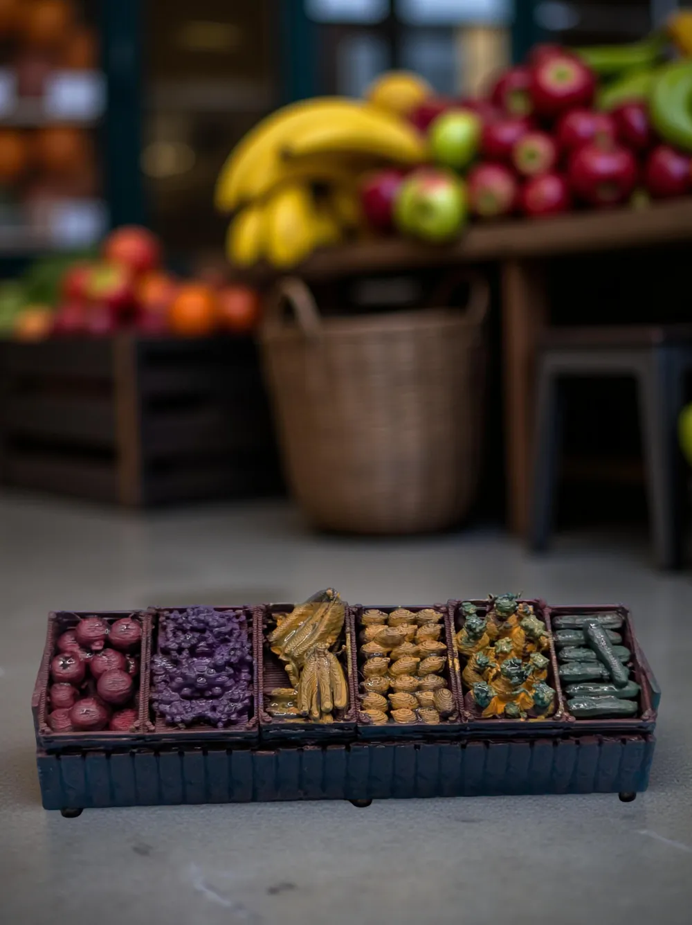 miniature market sales counter - Free 3D Print Model - MakerWorld