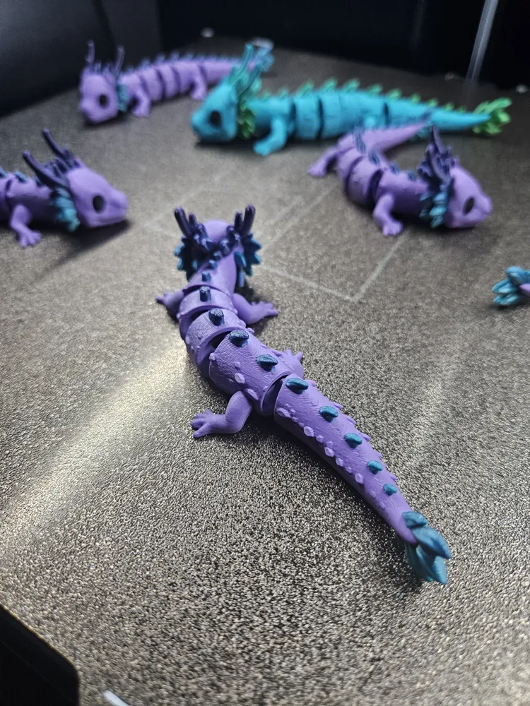 Cute Flexi Dragon - Free 3D Print Model - MakerWorld