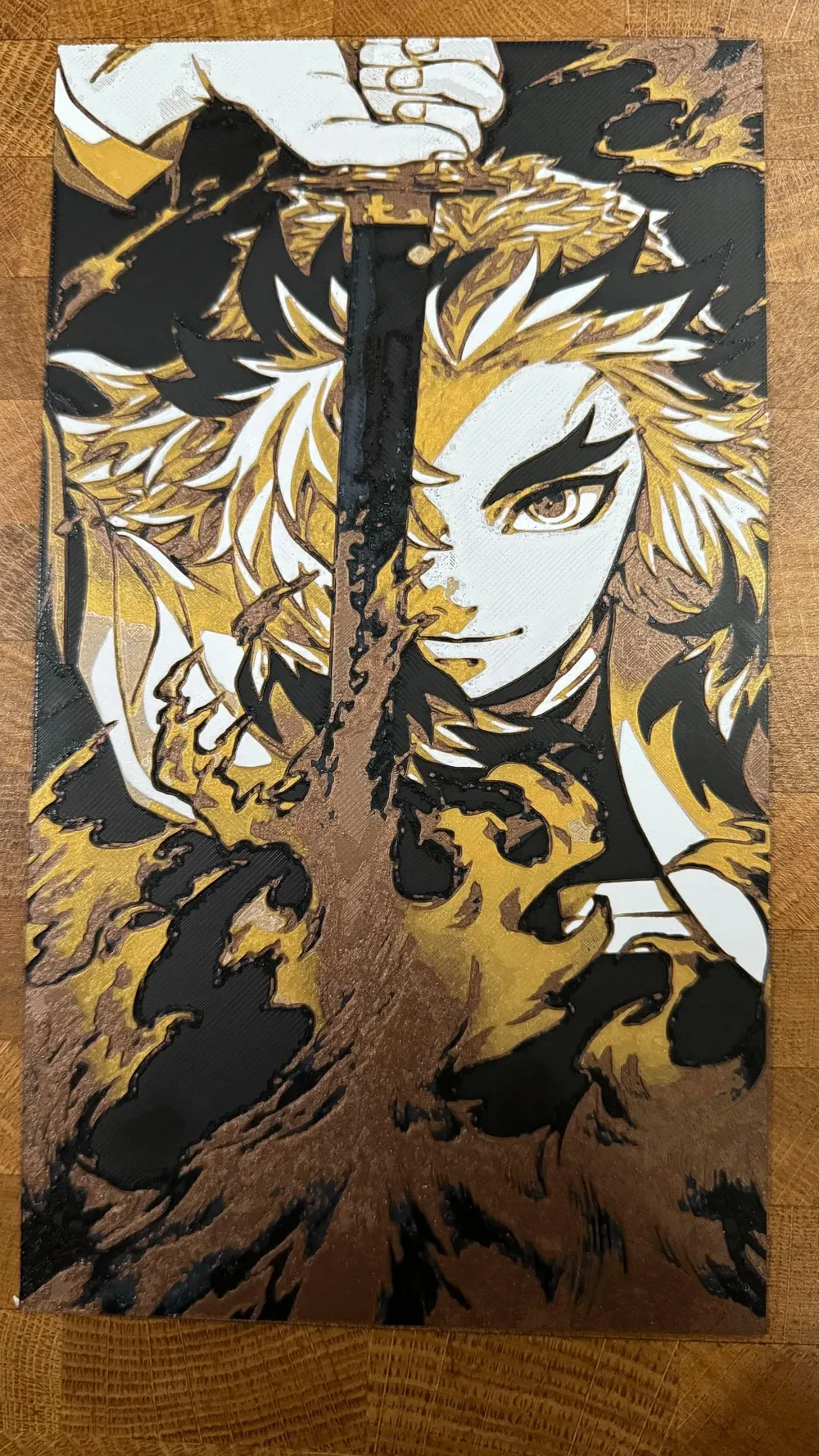 Demon Slayer - Rengoku, Flame Hashira - Free 3D Print Model - MakerWorld