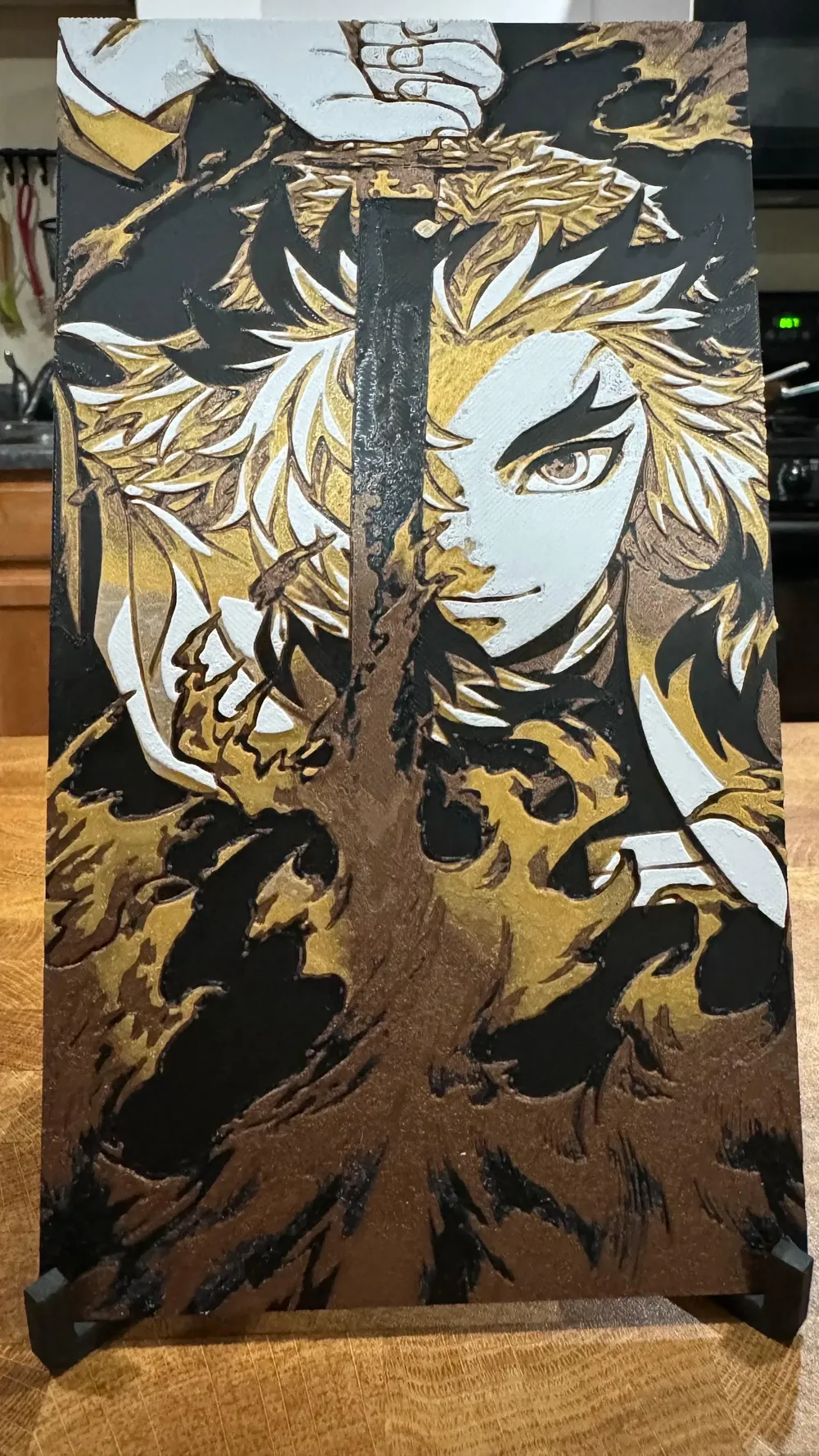 Demon Slayer - Rengoku, Flame Hashira by Pretty Okay Prints MakerWorld ...