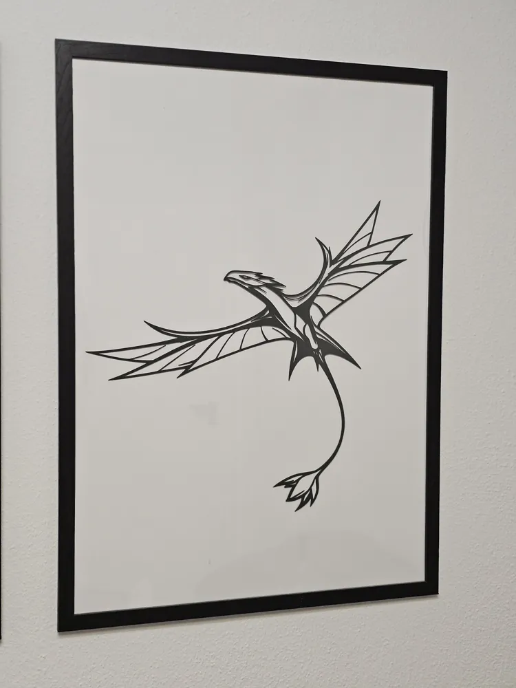 Ikran Avatar Wall Art 2D - Free 3D Print Model - MakerWorld