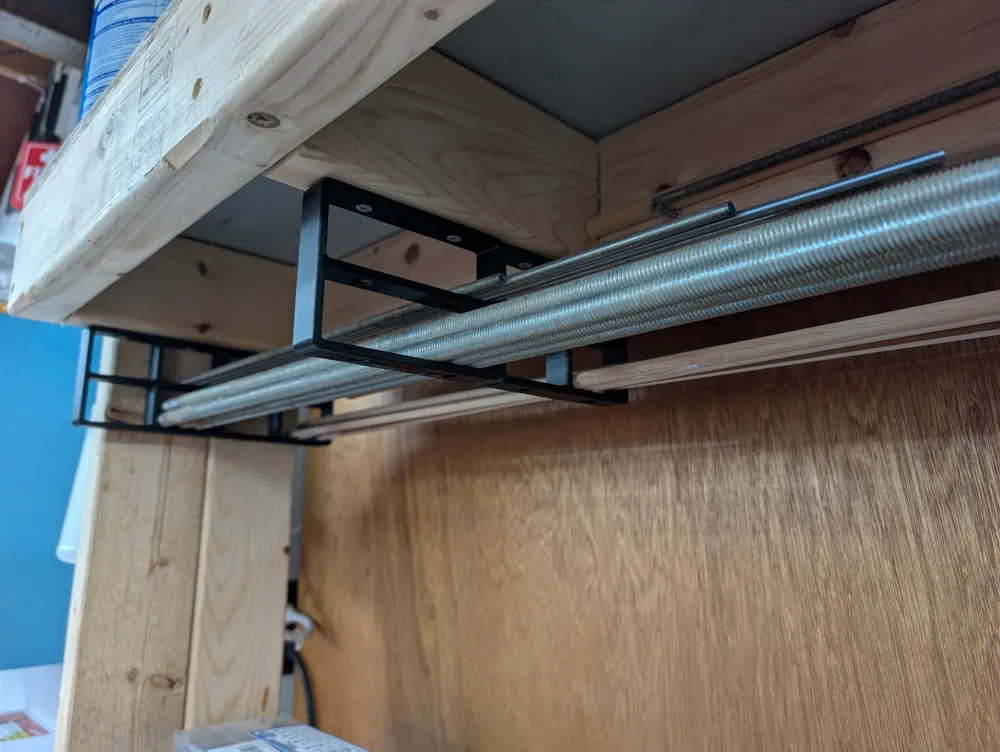 Rod Stock Storage Brackets (Dowels, Threaded Rod.. - Free 3D Print ...