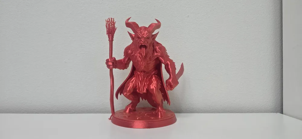Red Krampus with Rods and Dagger Holiday Figure by 3DMasterCZE ...