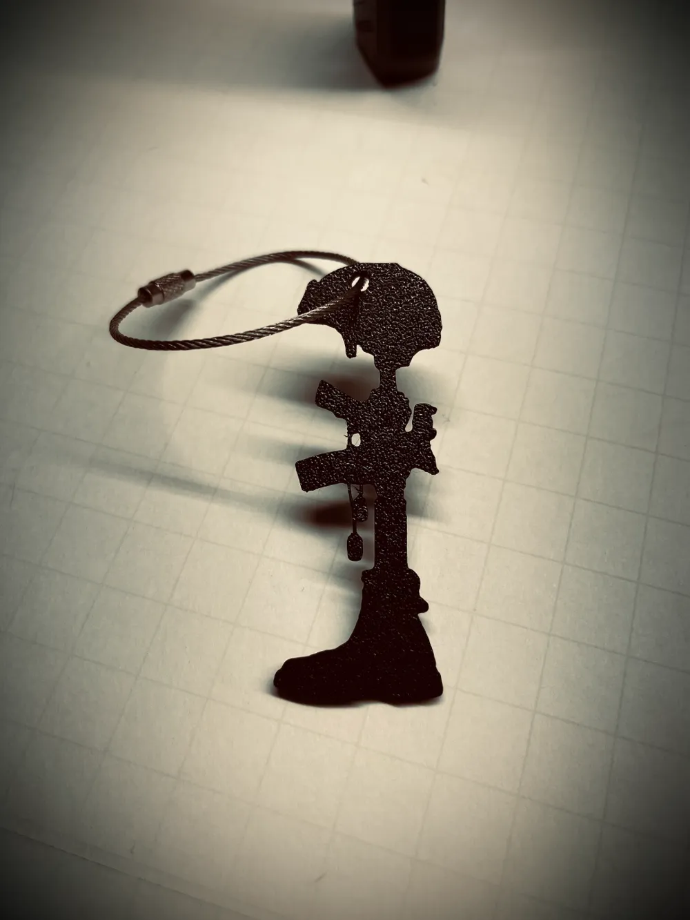 Fallen Soldier Keychain by WagZPrintZ - MakerWorld