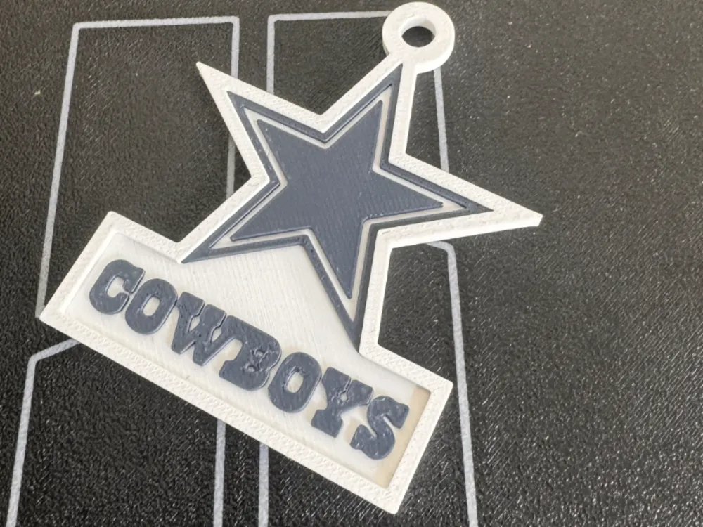 Dallas Cowboys Keychain by yeetmaster007.de - MakerWorld