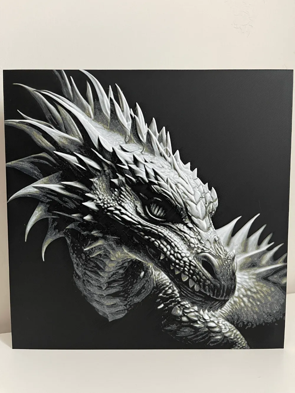 Dragon Portrait - HueForge by Squish3D - MakerWorld