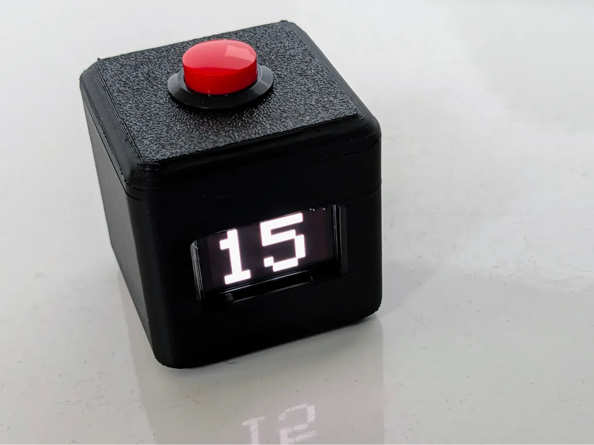 Pomodoro Timer (Seeed Studio XIAO enclosure) - Free 3D Print Model - MakerWorld