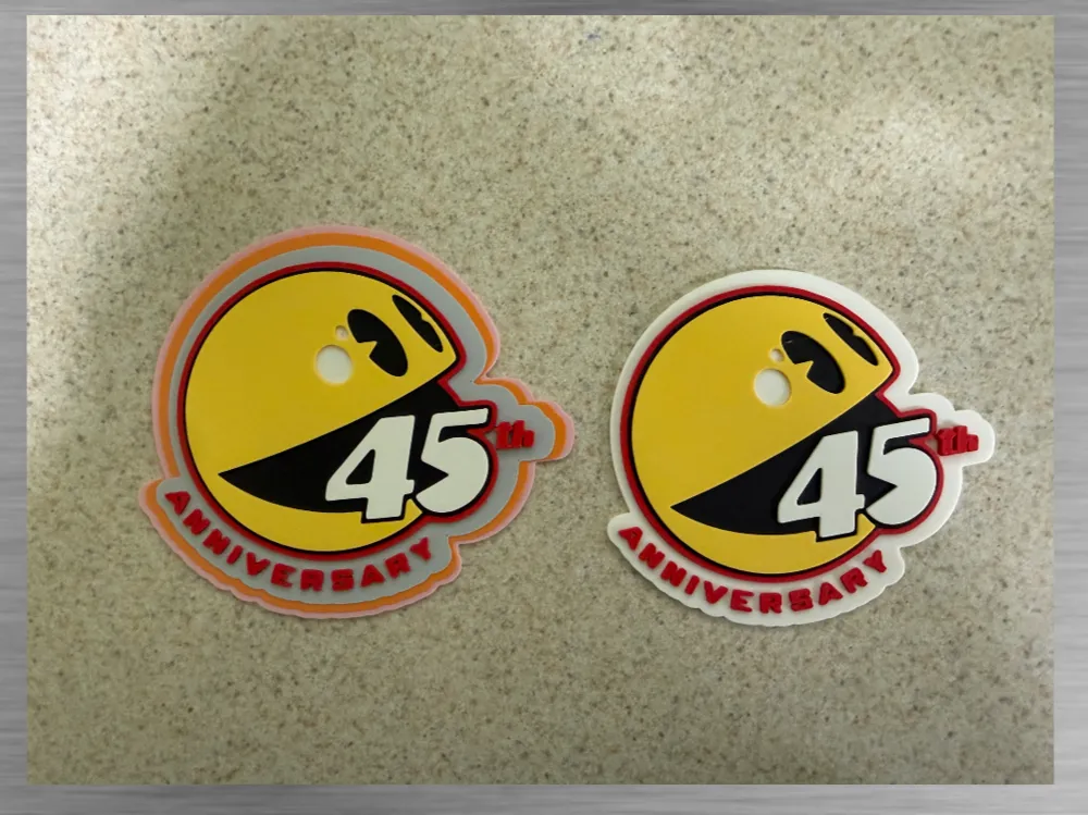 Pacman 45th Anniversary Logo-two versions - Free 3D Print Model ...