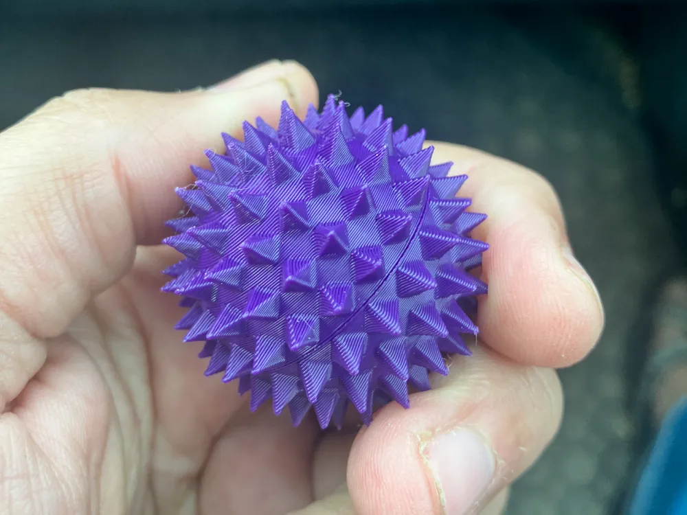 Sharp Spiky Fidget Ball - Free 3D Print Model - MakerWorld
