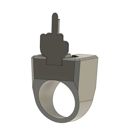 Middlefinger fidget ring, (not a wedding ring..) by walleriusDesign ...