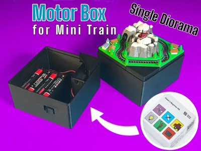 Mini Train - Functional Diorama | Collection - MakerWorld: Download ...