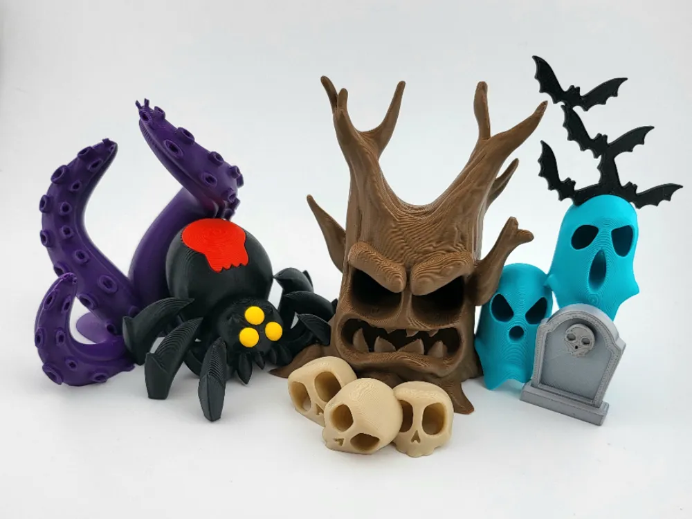 Diorama de Bosque Embrujado – Conjunto Mini Monstruosamente Adorable por Mad power MakerWorld ...