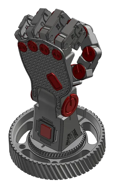 Poseable Robot Hand (Left Hand) (PLA) by Make-A-Print246 - MakerWorld