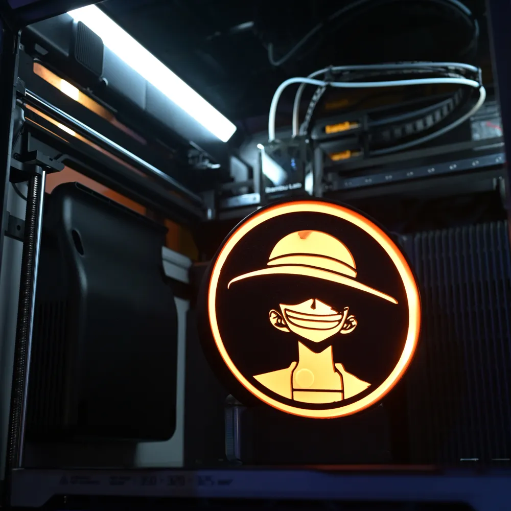 Luffy Lightbox - Free 3D Print Model - MakerWorld