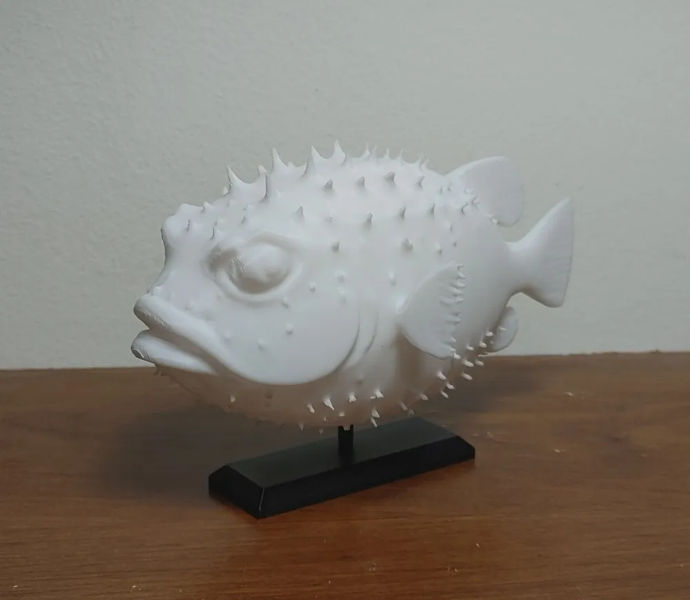 Pufferfish Mount by Fish Prints MakerWorld: Download Free 3D Models