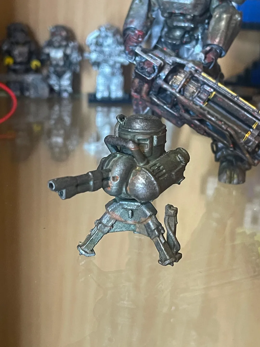 Fallout-style automatic turret post-apocalyptic machine gun by ...