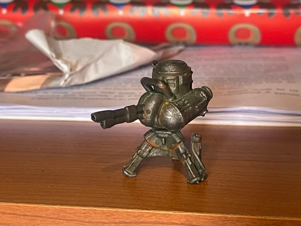 Fallout-style automatic turret post-apocalyptic machine gun by ...