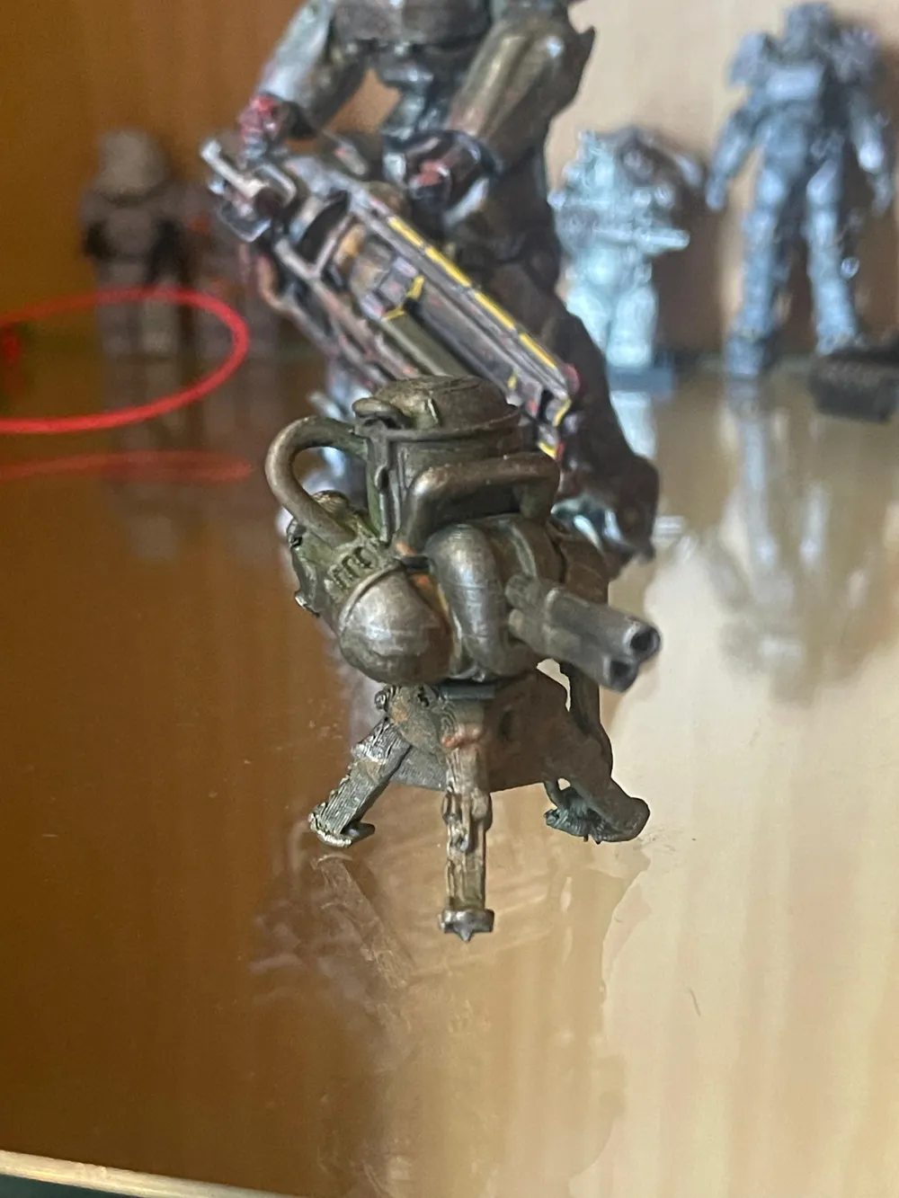 Fallout-style automatic turret post-apocalyptic machine gun by ...