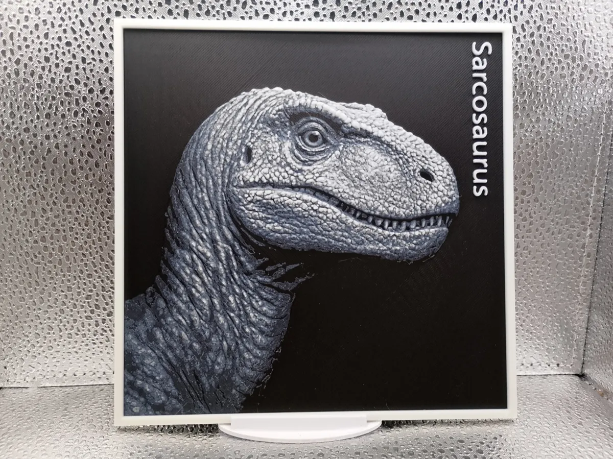 Sarcosaurus hueforge - Free 3D Print Model - MakerWorld