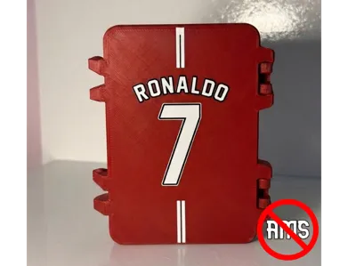CR7 Sticker World Cup Box - Free 3D Print Model - MakerWorld