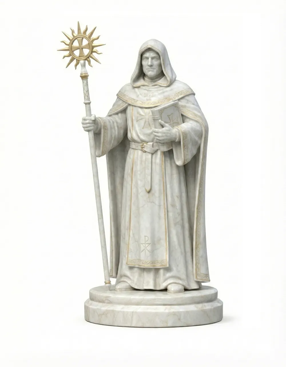 Templar Bishop | Medieval Chess Statue - Free 3D Print Model - MakerWorld