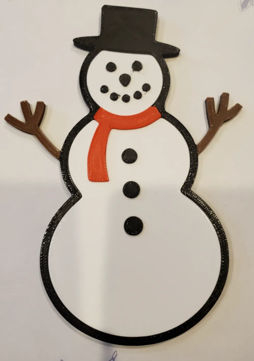 Snowman 2D by Arkman - MakerWorld