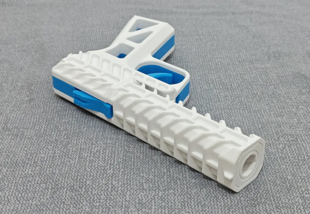 Simple Single-Shot Pistol - Compatible with True•Bullet, No Hardware ...