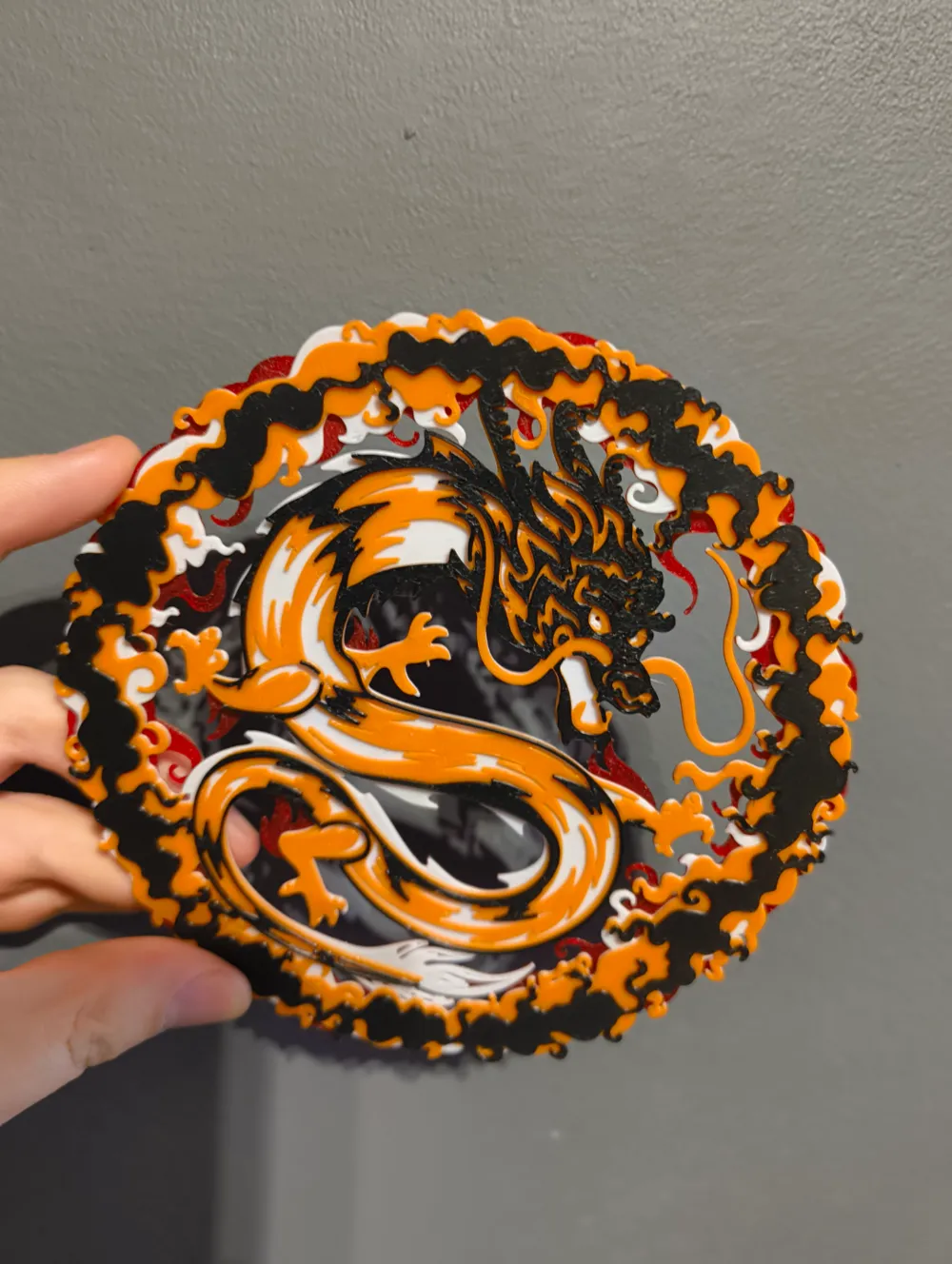 Customizable Layered Dragon - Free 3D Print Model - MakerWorld