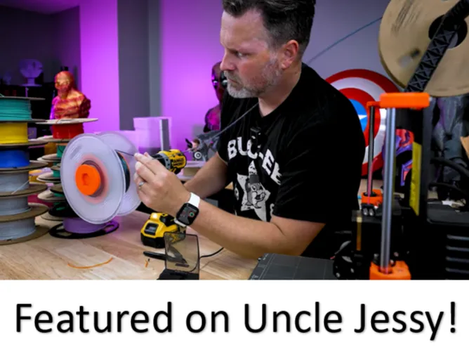 The Respool Tool (Respooler Drill Attachment) by Alex Robinson - MakerWorld