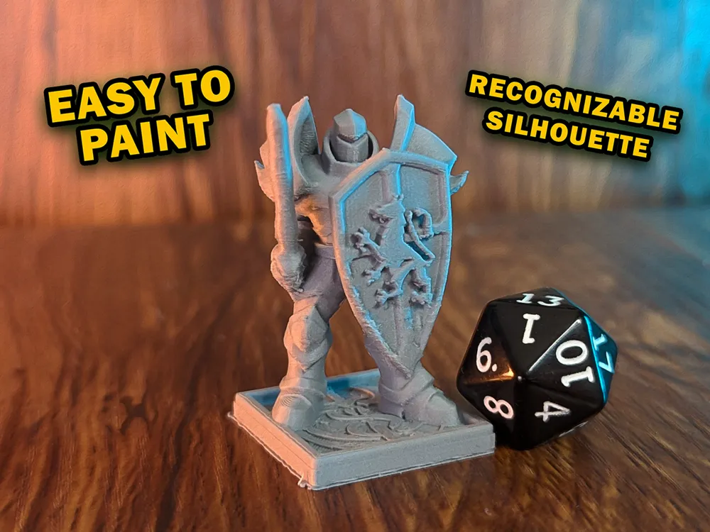 Medieval Steel Guard Pack - Supportless Minis Pack - Free 3D Print ...