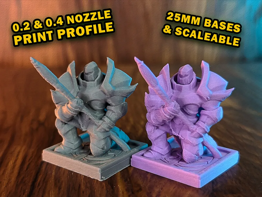 Medieval Steel Guard Pack - Supportless Minis Pack - Free 3D Print ...