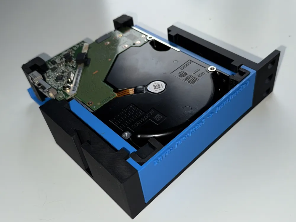 RackMod 1U HDD Tray for Shucked WD Elements Drives Remixed by MTNEARZ ...