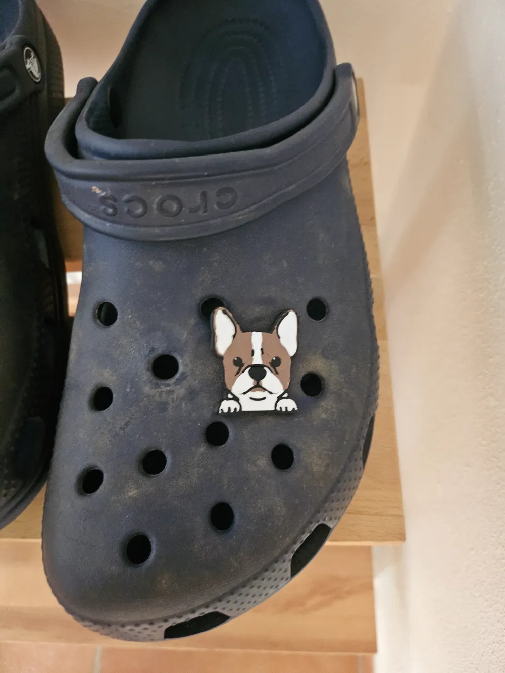 French bulldog Crocs charm by Luke3D - MakerWorld