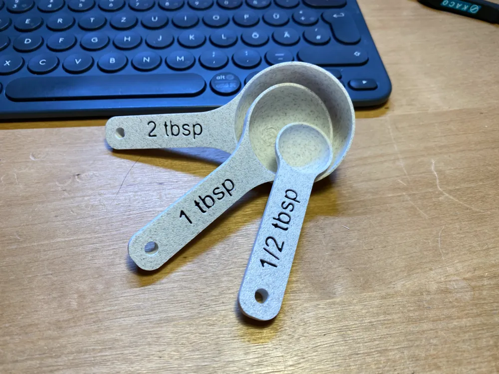 Tablespoon measure cups by m3Dness design MakerWorld: Download Free 3D ...