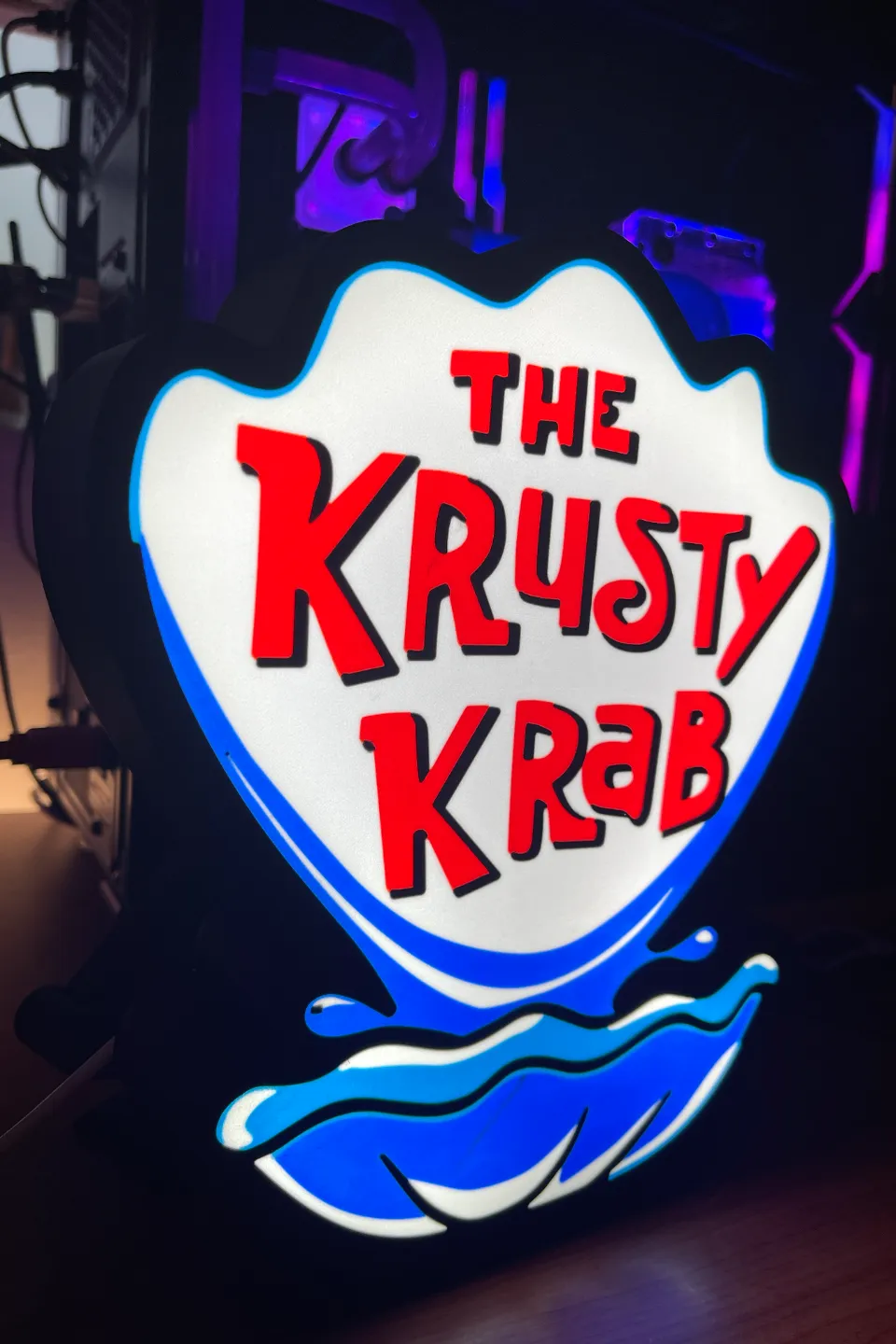 Krusty Krab light box by wasuber - MakerWorld