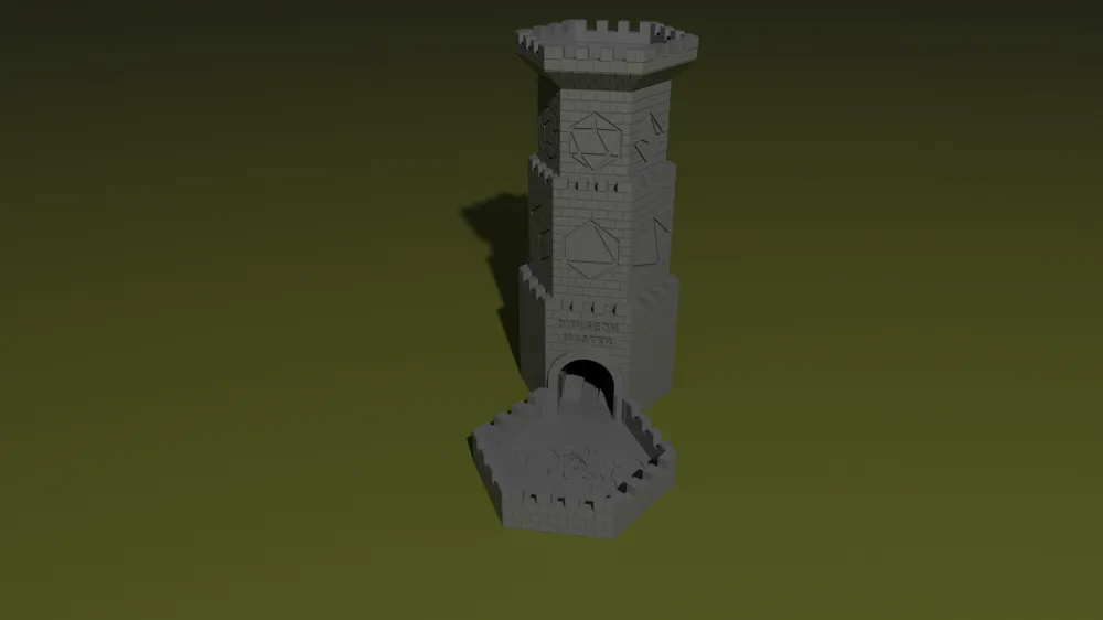 Portable D&D Dice Tower - Free 3D Print Model - MakerWorld