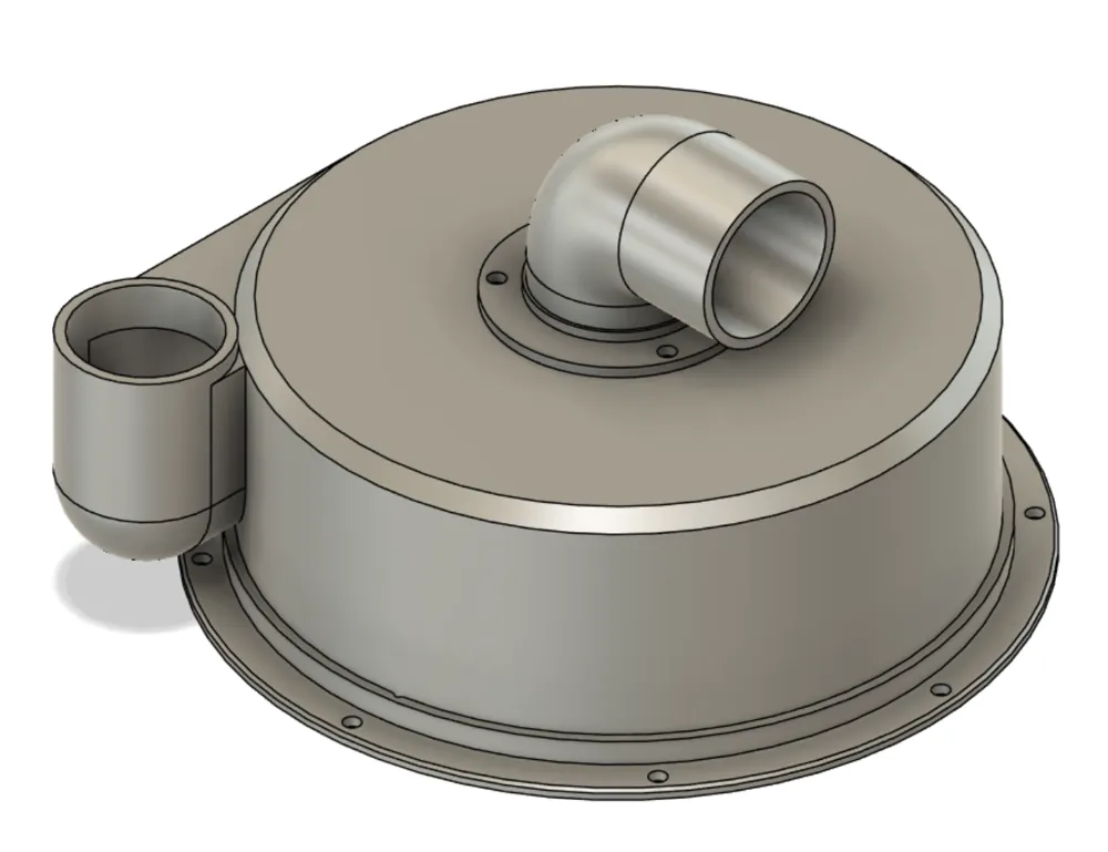 Compact Vacuum Dust Collector/Separator - Free 3D Print Model - MakerWorld
