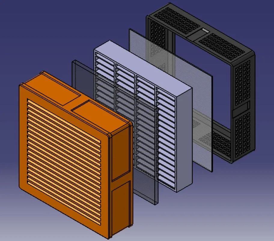 Magnetic air filter combination - Free 3D Print Model - MakerWorld