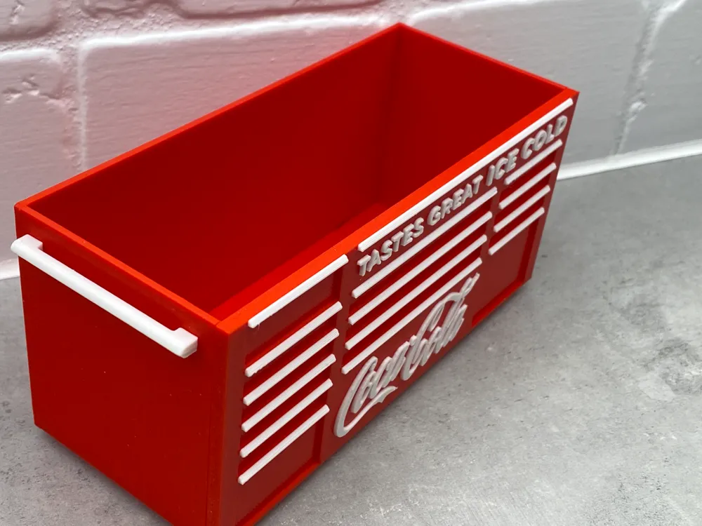 Coca Cola Coke Desk Workbench Toolbox Pen Holder by Mrtk1970 - MakerWorld