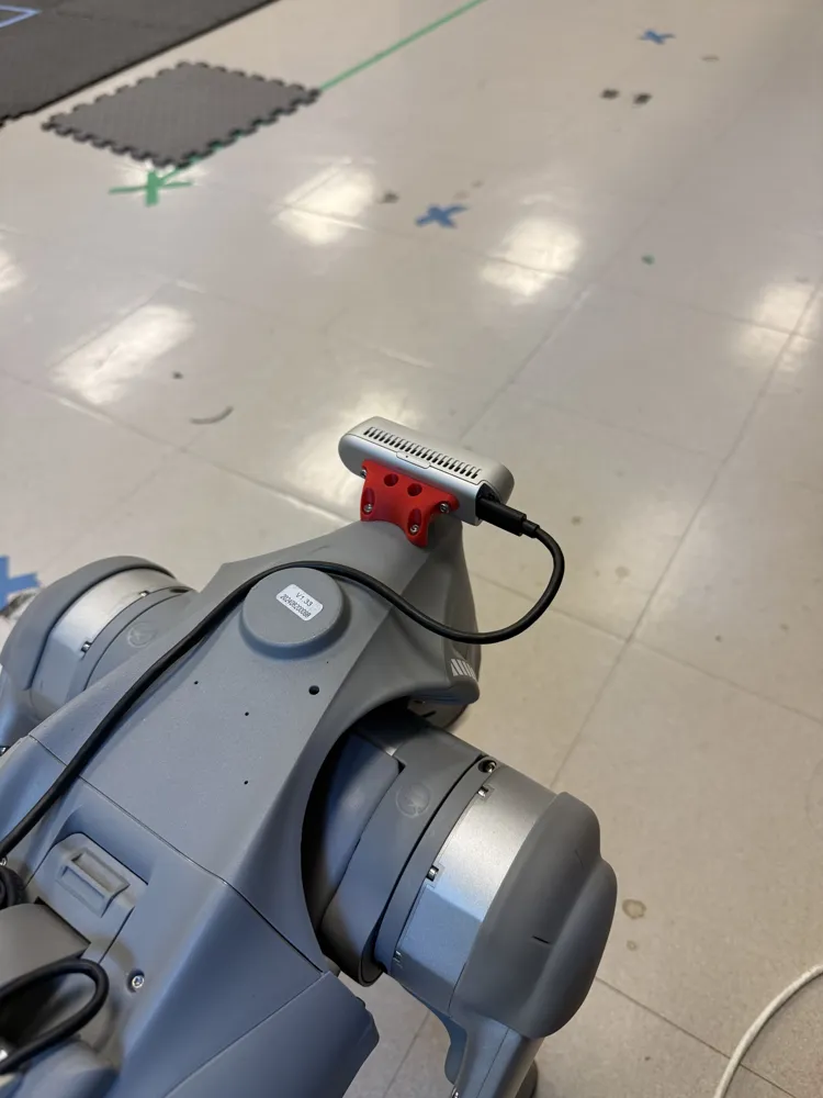 Intel depth camera mount for Unitree Go 2 by peterfnau MakerWorld ...